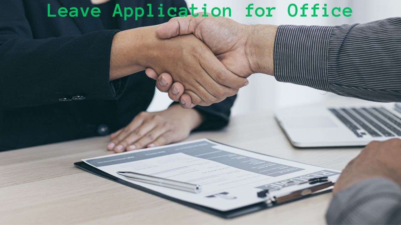 Leave Application for Office - 87knowledge